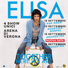 Concerto ELISA – Arena di Verona – 12/13/15/16 settembre 2017 | Vagabondo