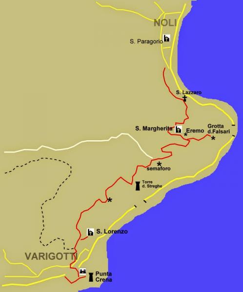 Trekking verso la spiaggia - da Noli a Varigotti | Vagabondo